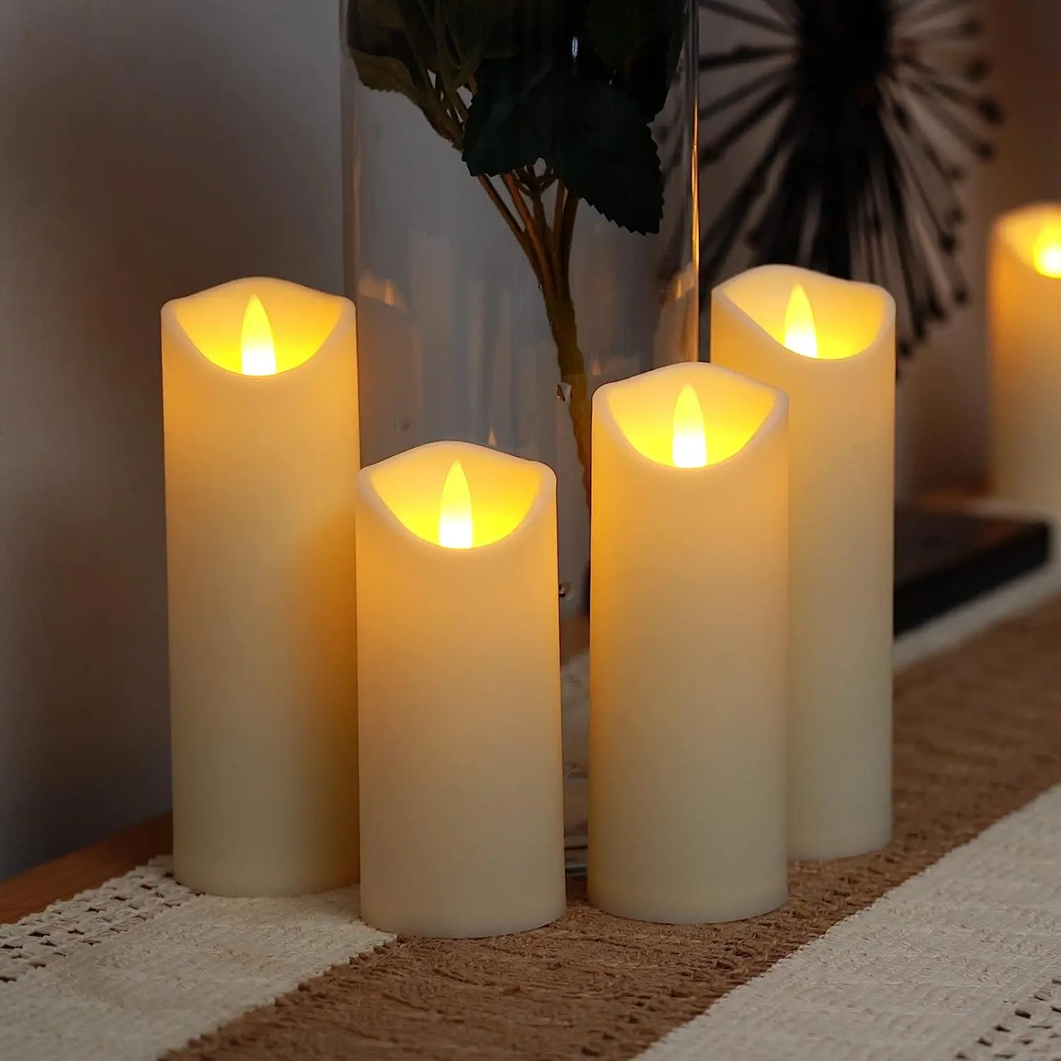 Flameless Flickering Led Candle Lights For Christmas Wedding Home ...