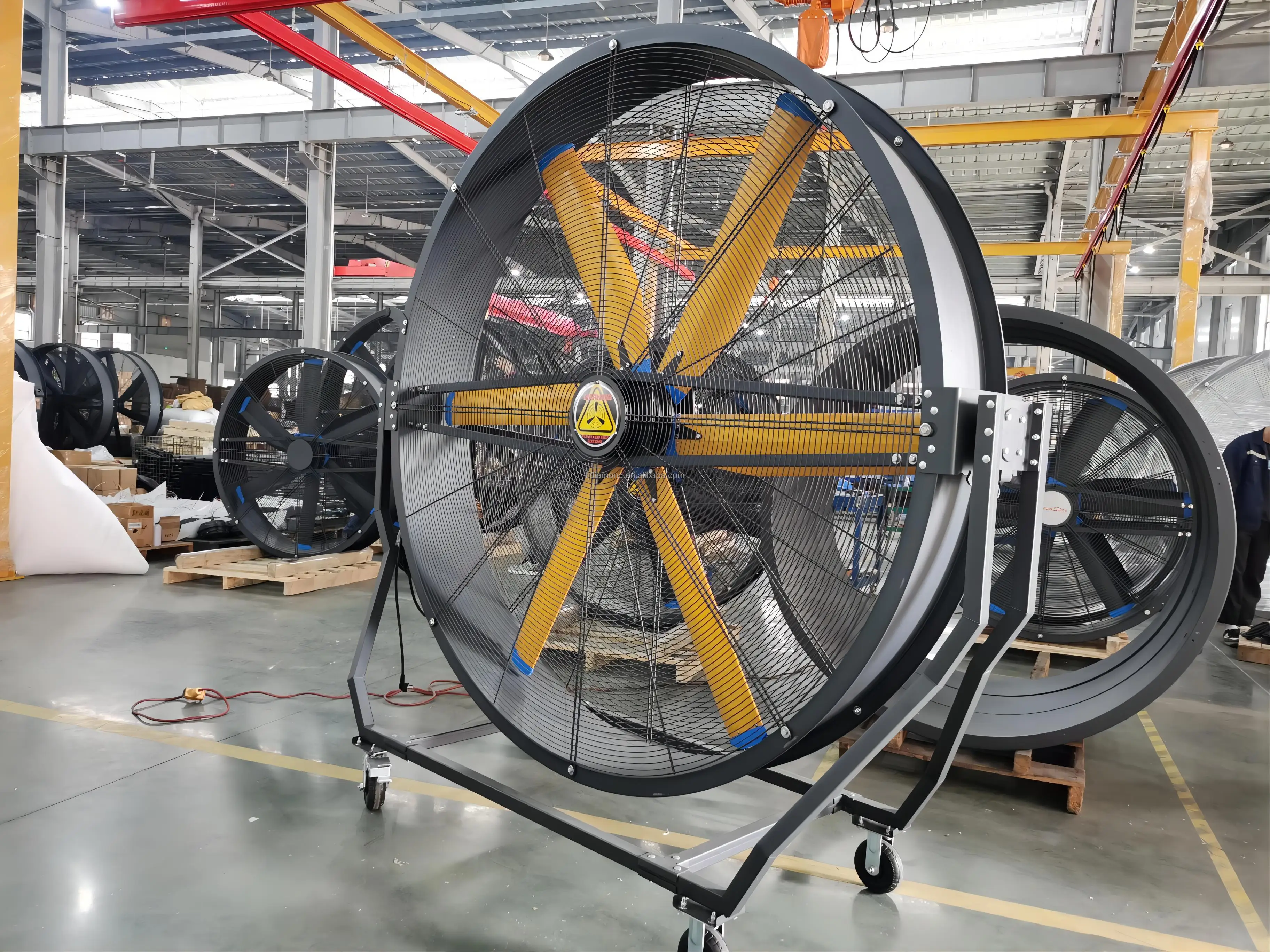 Industrial HVLS Fan - 6.56ft Diameter Portable Cooling Solution