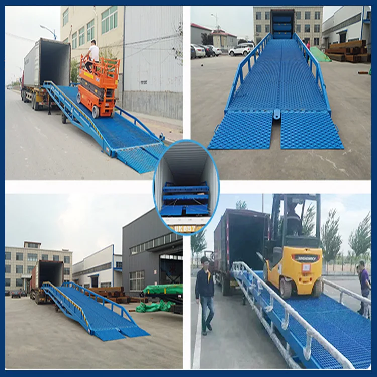 Mechanical Dock Leveling Machine,Hydraulic Unloading Forklift,Ramp Container Loading Warehouse ...