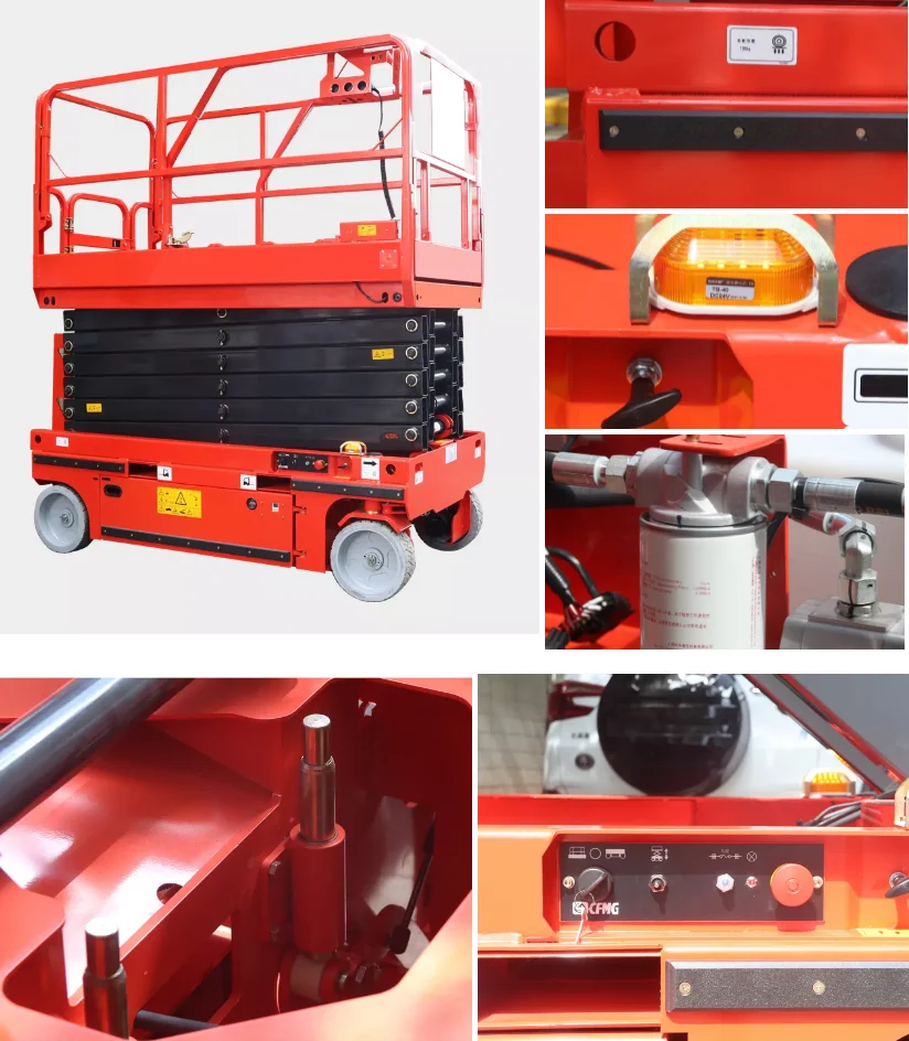 Small Electric Hydraulic Lift Table Mini Home Mobile Scissor Lift ...