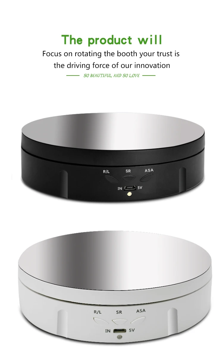 360 Degree Electric Rotating Display Stand for Jewelry & Watches ...