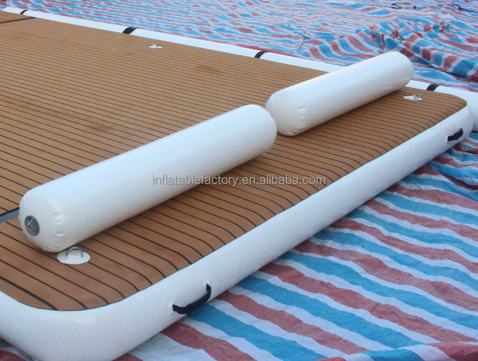 EVA Non-Slip Inflatable Floating Dock - 6 Person Capacity