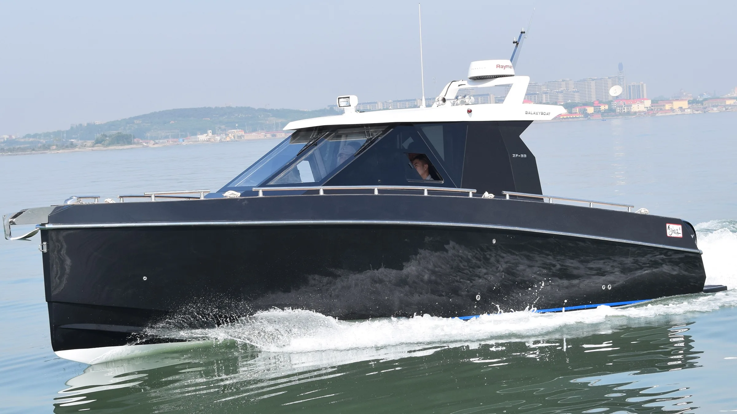 33ft Fiberglass Hull Speed Boat Luxury Yacht Fishing Boat - Buy Speed ...