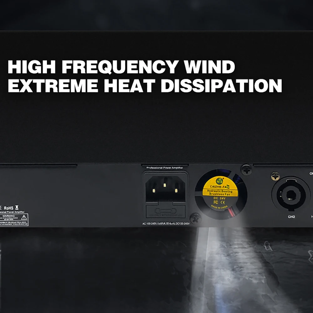 K2 Factory Class D 1000W*2 Channel Power Amplifiers for Stage