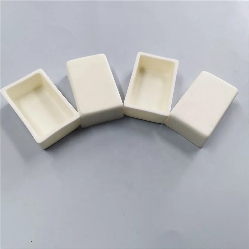 Laboratory Use Ceramic Boats 99% Alumina Ceramic Boat Corundum Ceramic ...