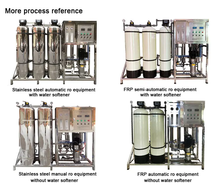 Small Industry 500lph Drinking Water Filter Purification Water Treat ...