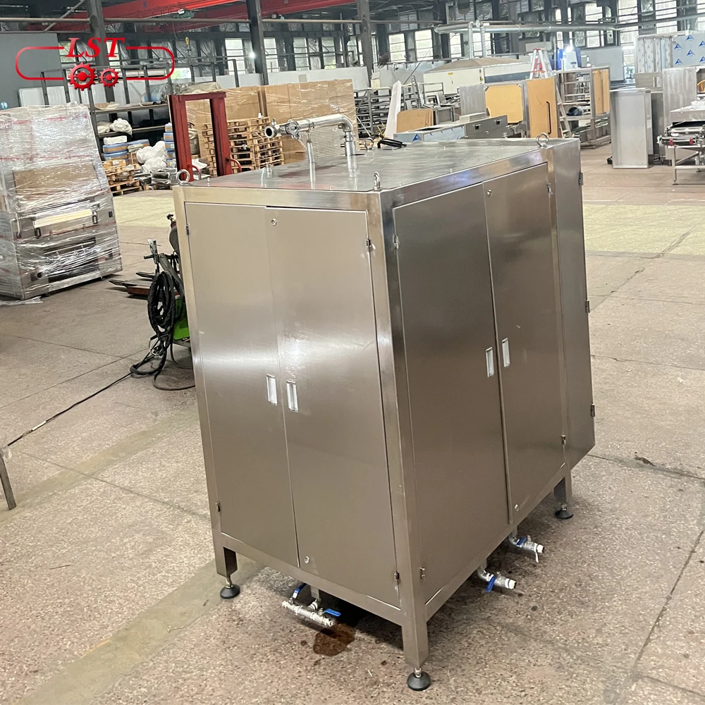 250L per Hour Wheel Continuous Chocolate Tempering Machine