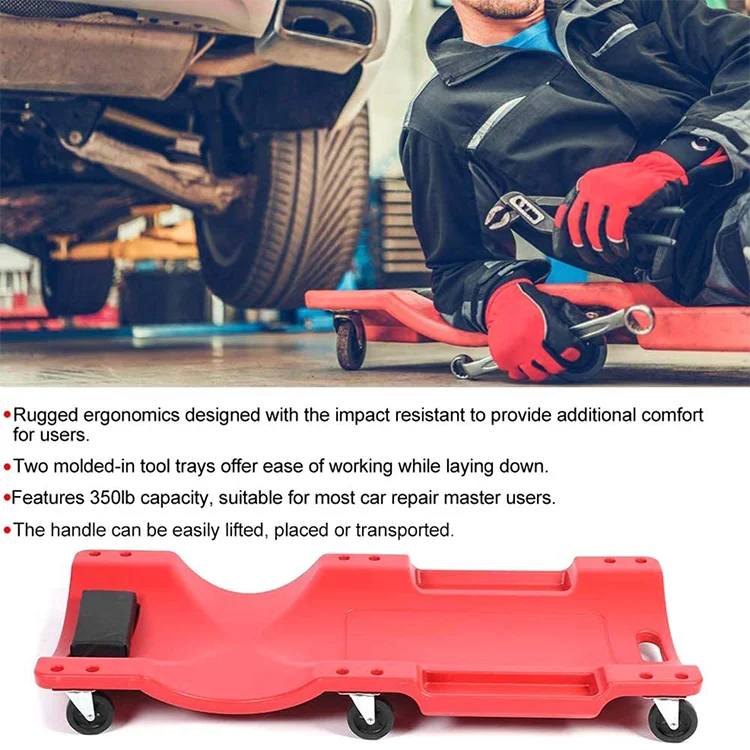 Oversize 300lb Car Repair Tool - Durable Mechanic Creeper