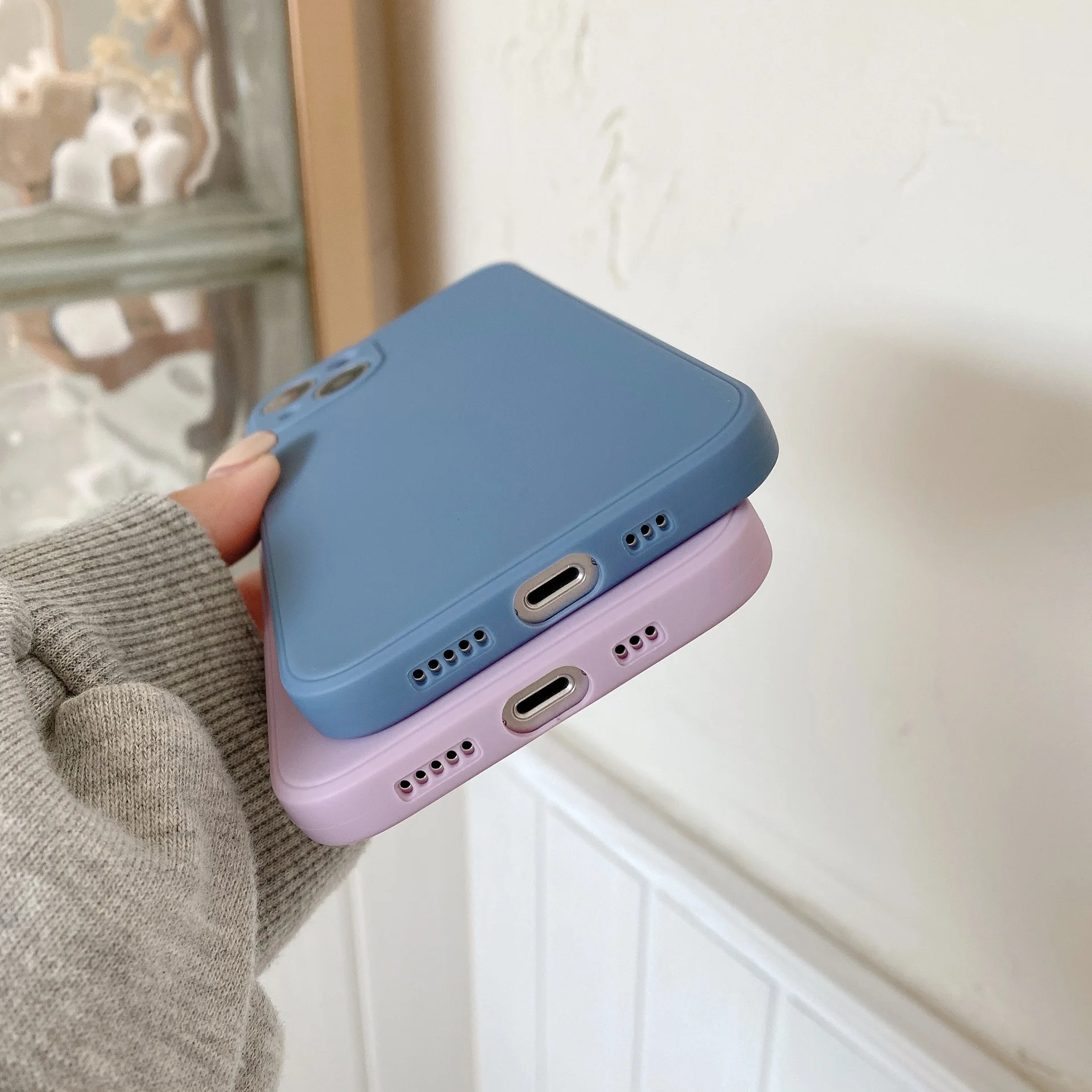 Custom Wholesale Color Silicone Rubber Mobile Cases