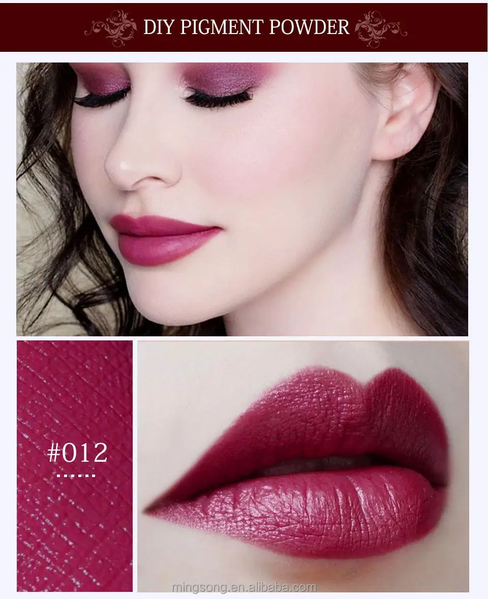 Ibcccndc DIY Lipstick Pigment Powder - Waterproof Beauty