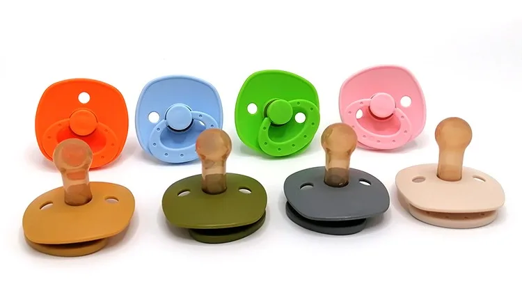 Thailand Imported Material Soft And Elastic Natural Rubber Pacifier For ...
