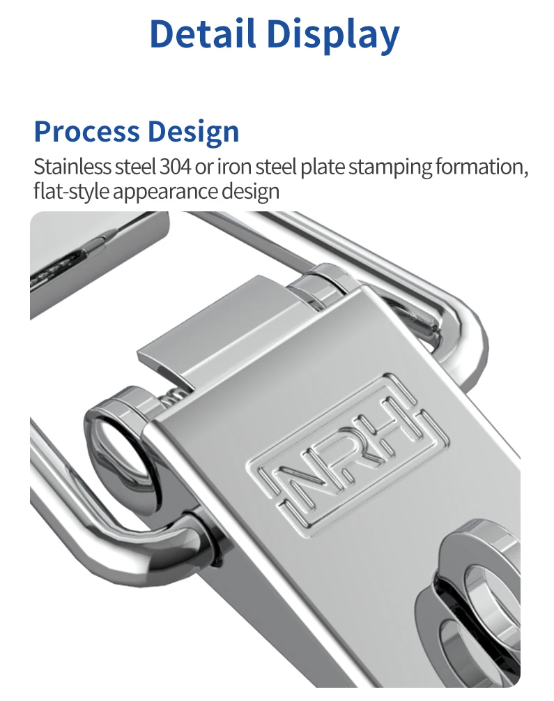 Hasp Spring Adjustable Metal Toggle Latch Hasp Cabinet SUS 304 Toggle ...