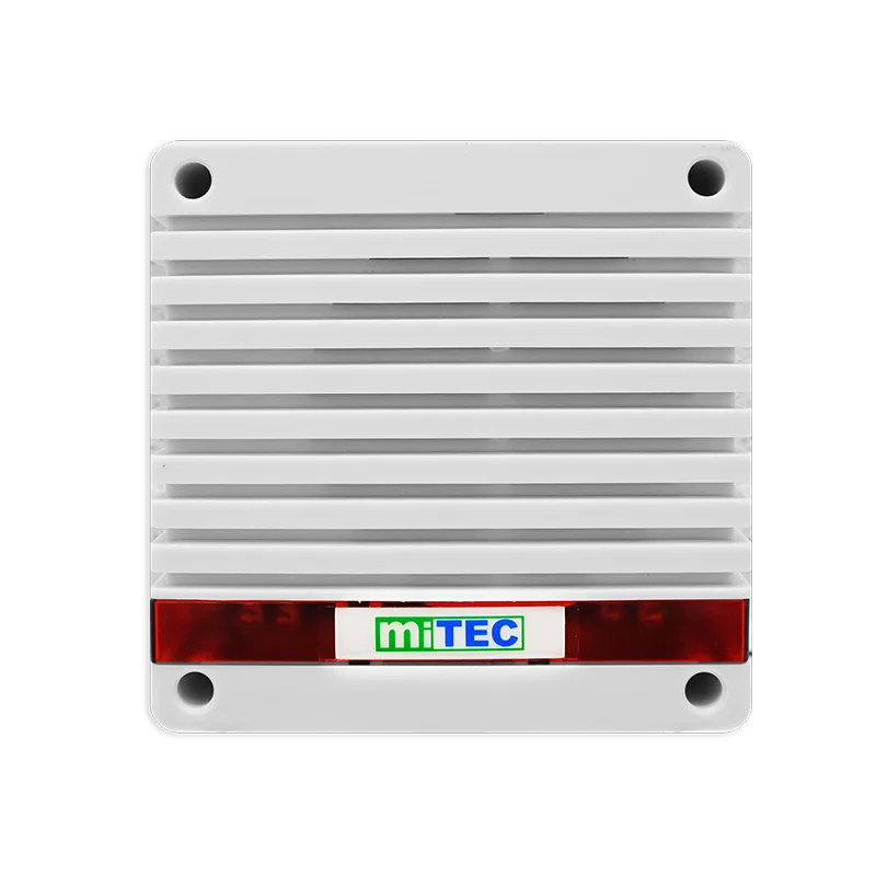 Mitec Indoor Wired Fire Alarms Siren Box 105db Loud Siren Led Flash ...