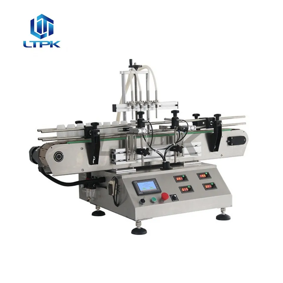LT-MPF4B Automatic Desktop 4 Nozzles Oral Liquid Bottles Magnetic Pump ...
