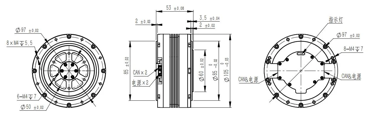 Compact Joint Servo Motor for Humanoid Robots - Yuanzbot
