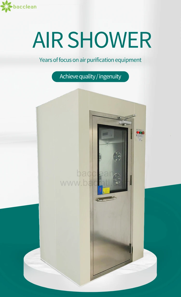 Air Shower Room Double Doors Interlock for Clean Room