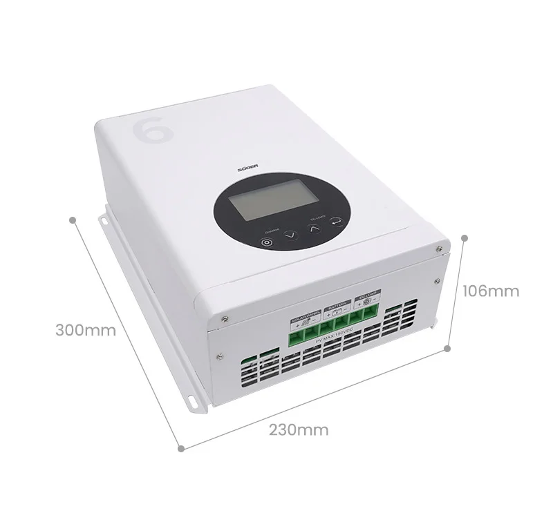 Intelligent MPPT 60A Solar Panel Battery Charger - 12V-48V