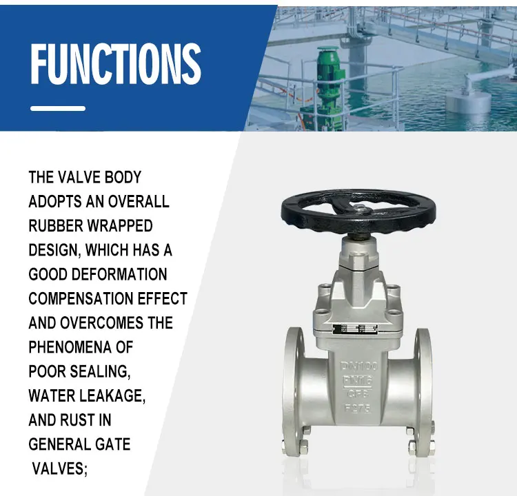 Two Inch Sanitary Flanged Gate Valve Pvc 2'' Stainless Steel 316 Ss304 ...