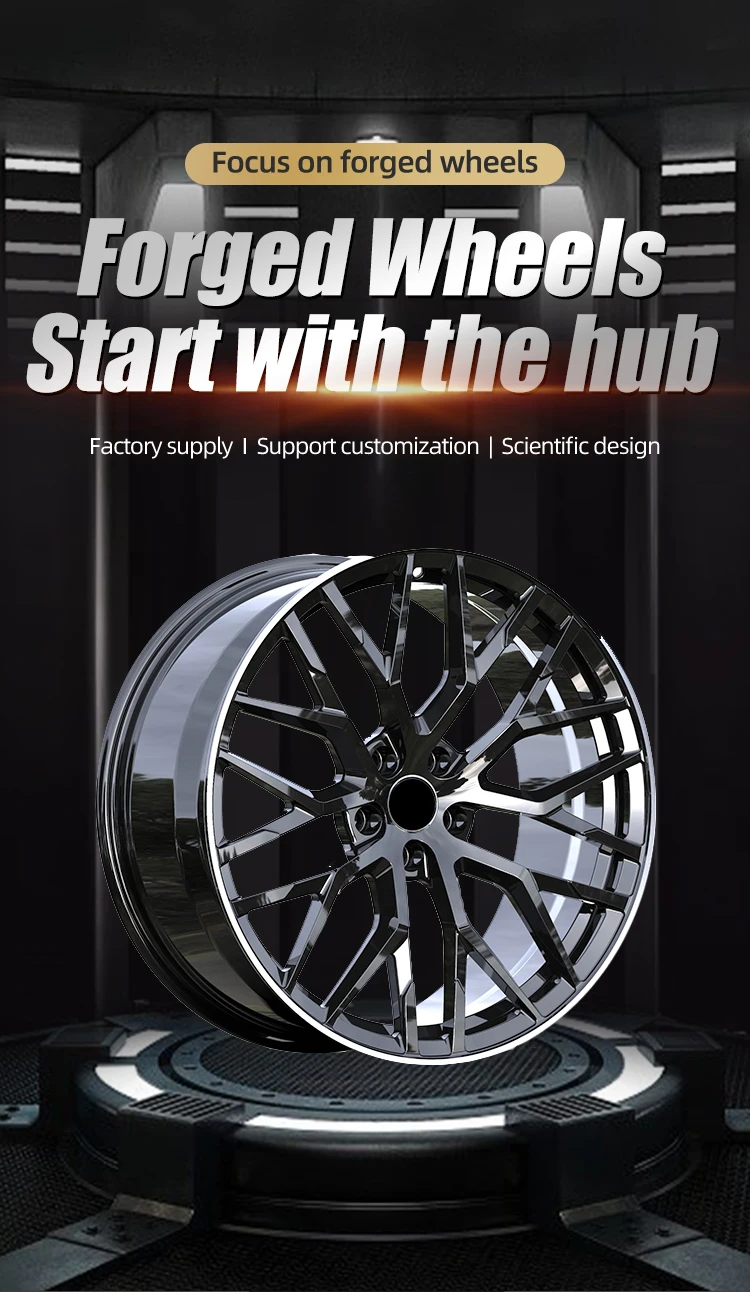 Black Machined Lip 5x112 17 18 19 20 Inch High Performance Car Wheels ...