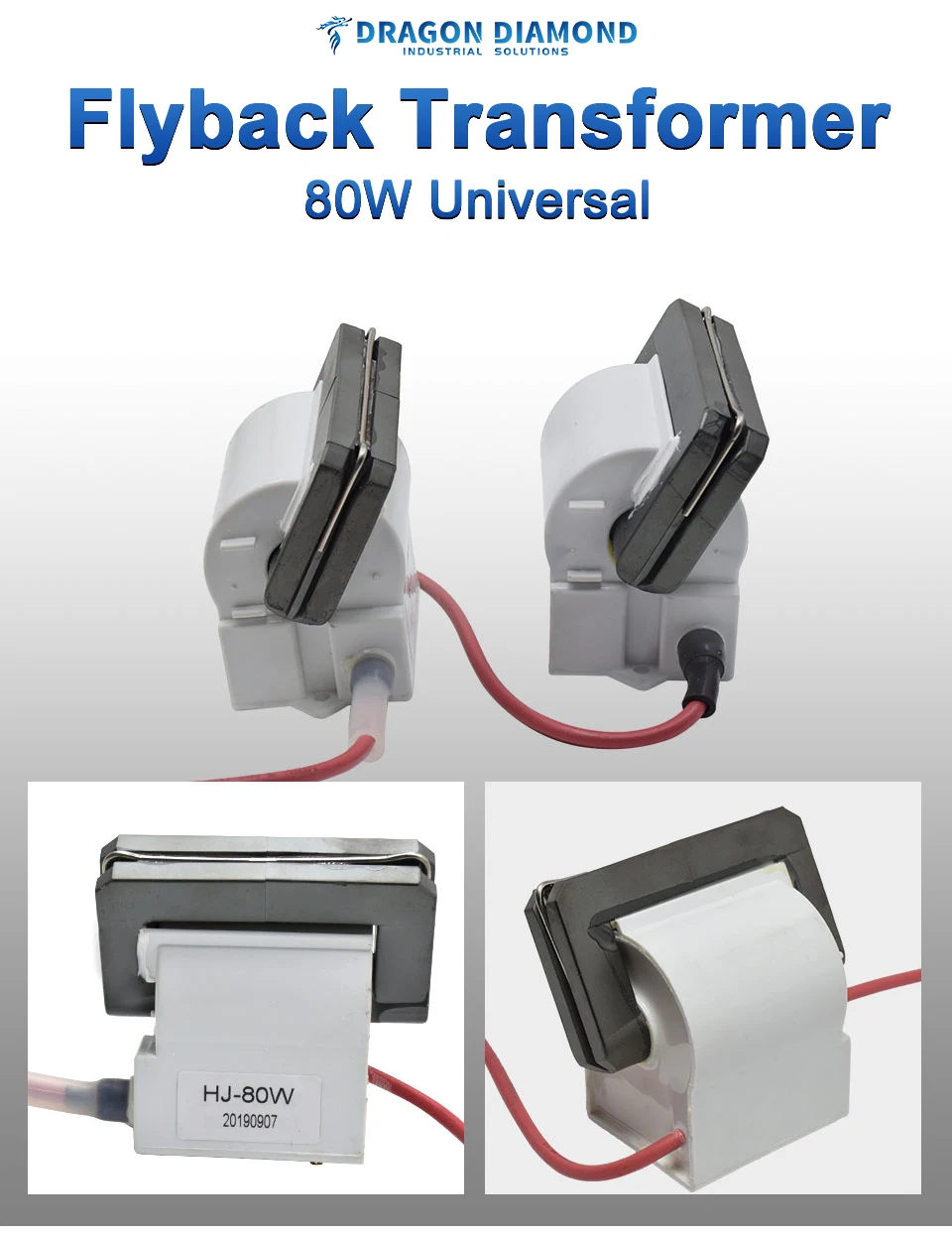 Transformador Flyback de alta tensión láser Co2, fuente de alimentación ...