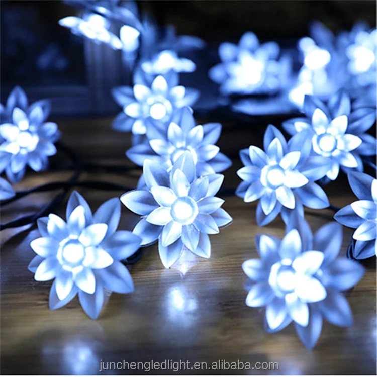 Lotus String Light Garland - Elegant Fairy Night Lamp
