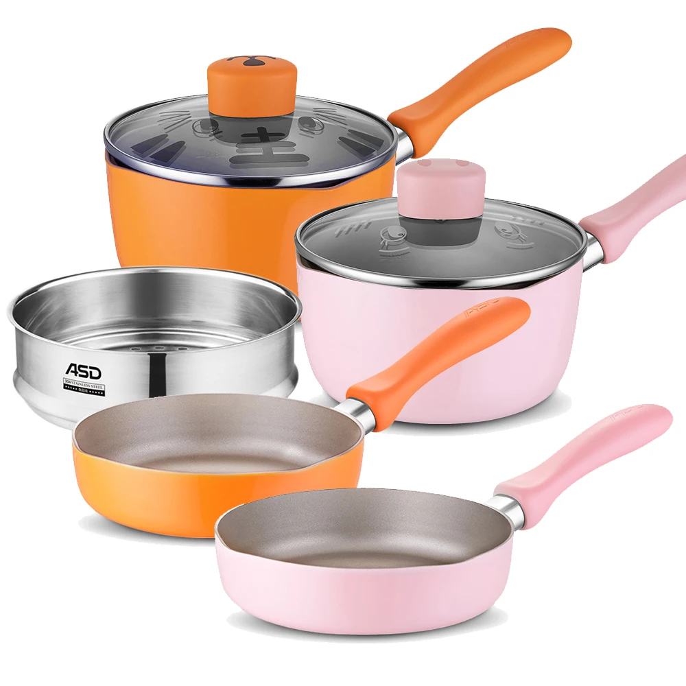 Cute Complementary Food Cookware Set - Aluminum Non Stick