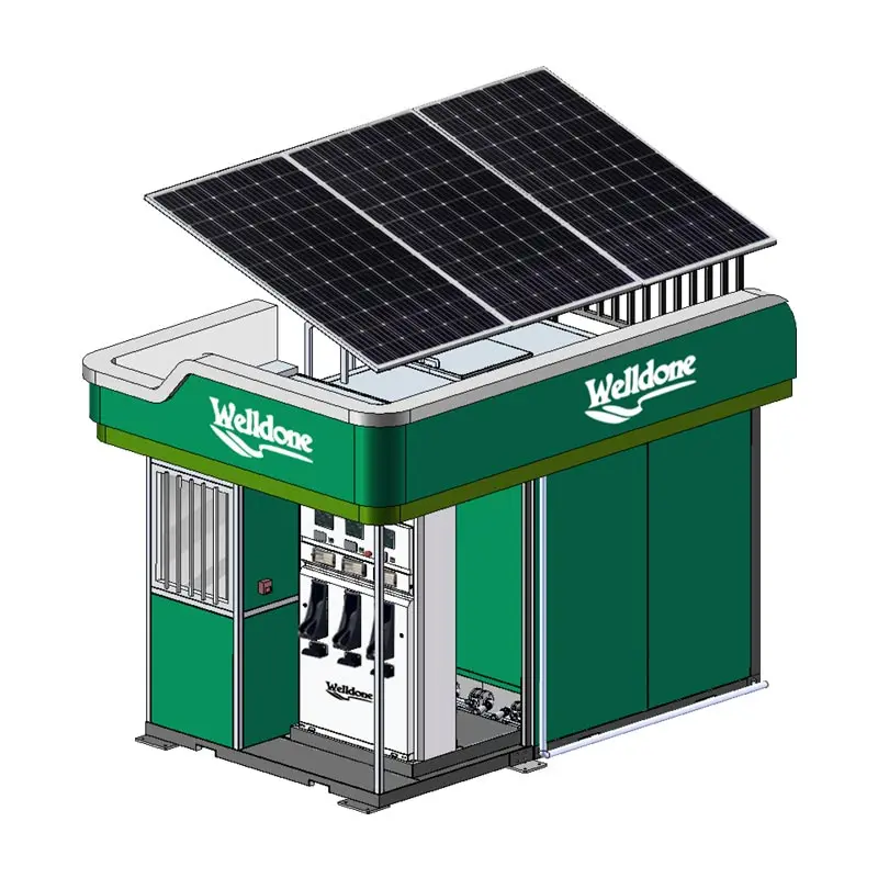 Premium 6000 Liter Capacity Mobile Petrol Station Container with ...