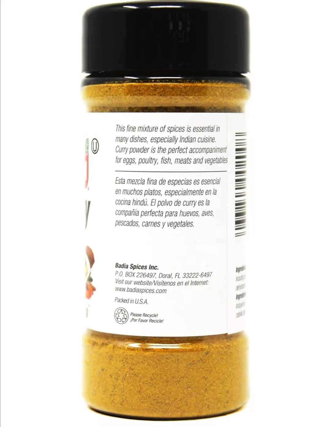 Canned Curry Powder Label Custom Condiment Label Personalized Self ...