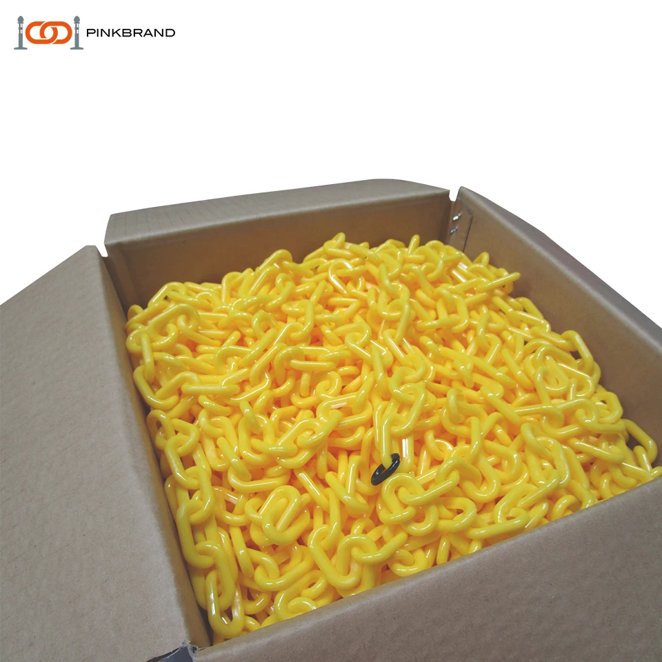 6mm X 100m Safety Plastic Short Post Chain On Carat For Nighttime ...