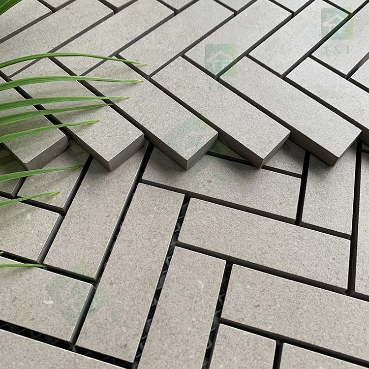 Modern Design Matte Surface Porcelain Herringbone Kitchen Backsplash ...