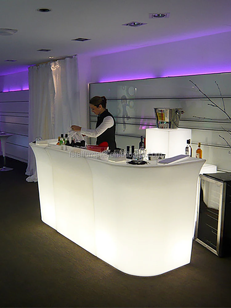 Modern Antique Light up Bar Table - Perfect for Parties