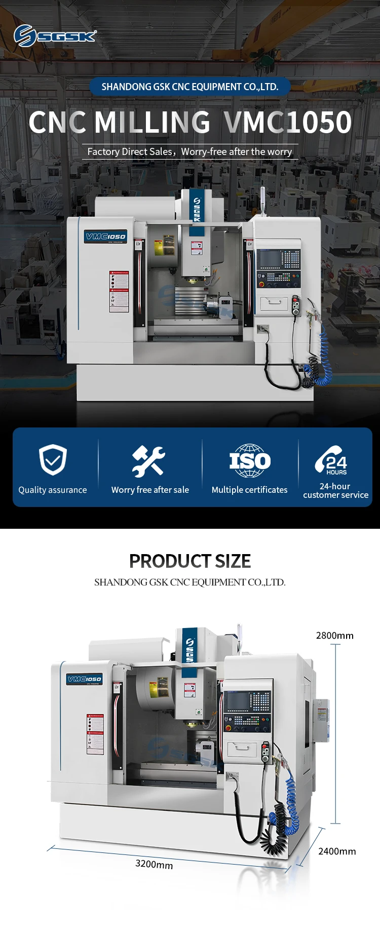 Vertical Machining Center Fresadora Cnc Vmc1050 Cnc Milling Machine - Buy Cnc Machine Center ...