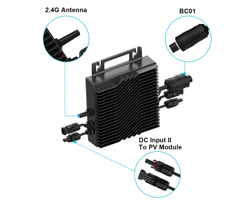 Micro Grid Tie Inverter Micro Inverters System Solar 1000w Solar Micro ...