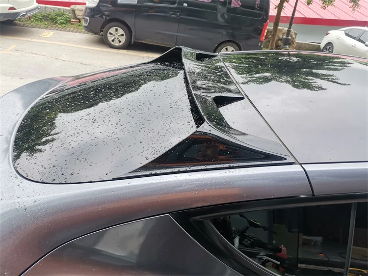 Real Carbon Fiber Roof Spoiler For Tesla Model Y Rear Spoiler And For ...