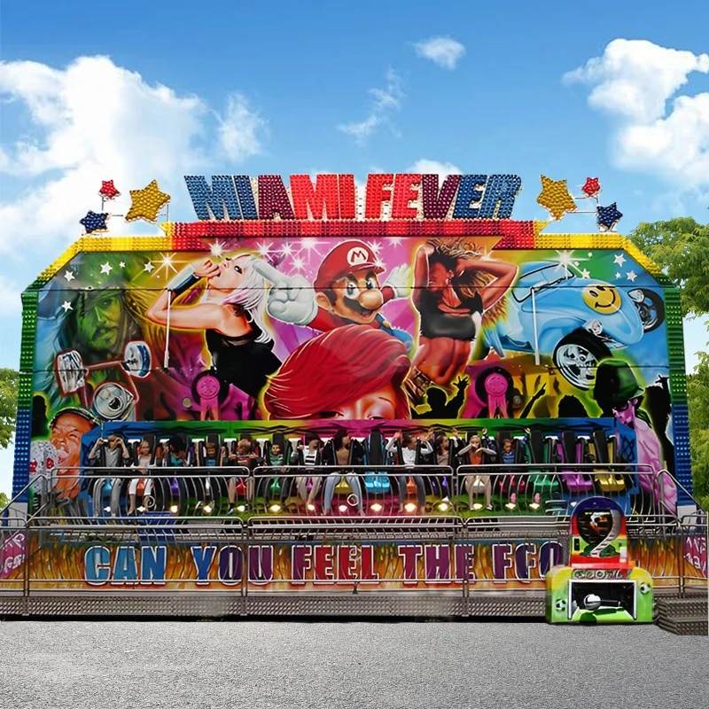 Factory Carnival Game Movable Big Miami Rides Amusement Park Rides ...