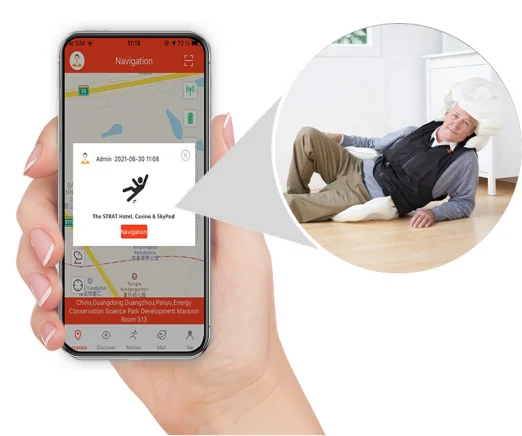 GPS Airbag Wearable Vest for Elderly - Smart Safety