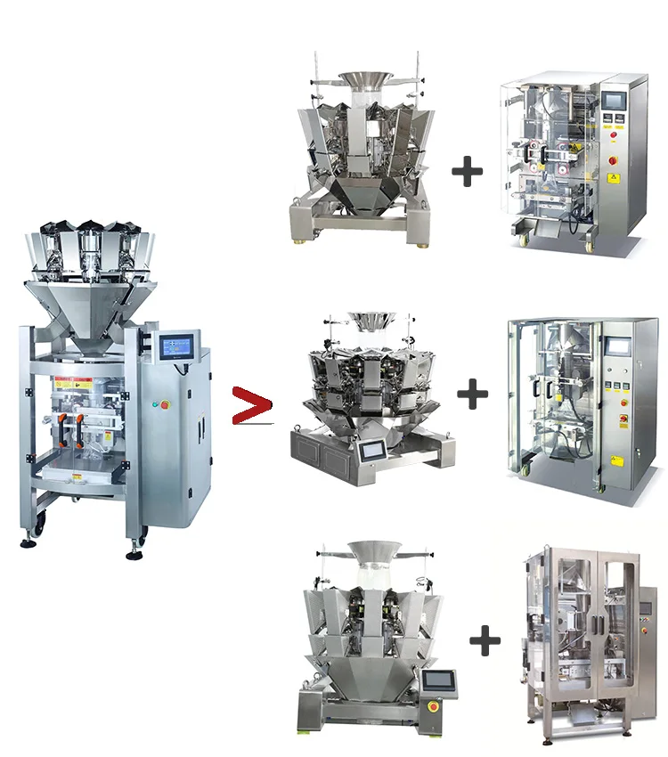 Multifunction Vertical Weighing Nuts Doypack Packing Machine Biscuit ...