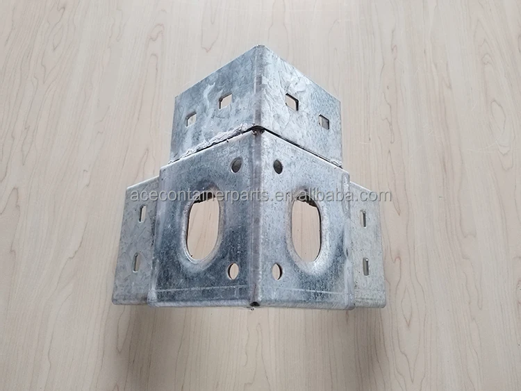 Galvanized or Painted Container House Corner Frame Fittings - ISO Metal ...