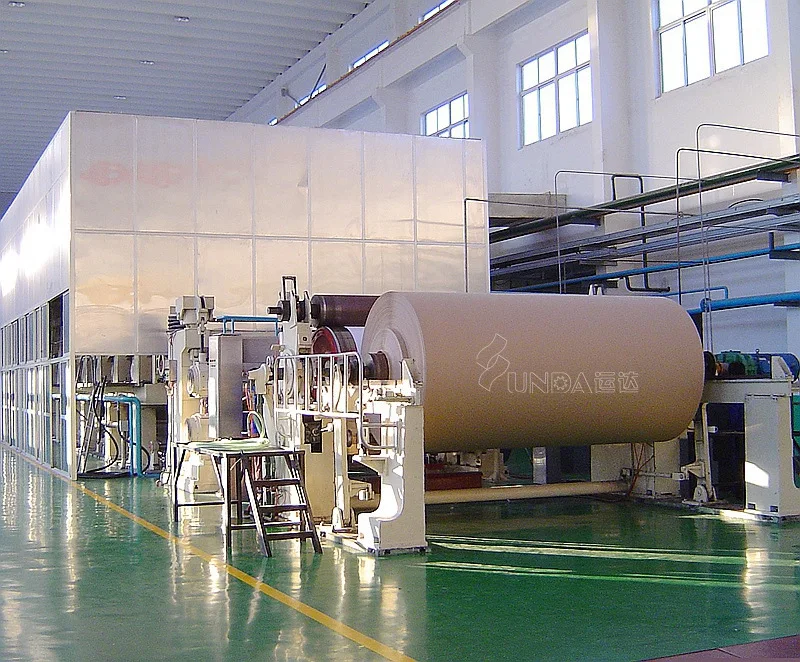 Yunda 2023 Board Paper Making Fourdrinier Machine for Paper Factory ...
