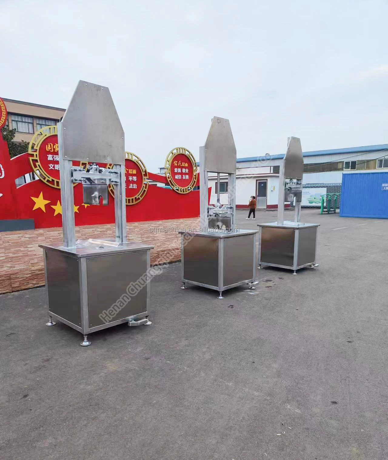 Motorized Pig Head Splitting Machine Bearing-equipped Pig Head Cutting ...