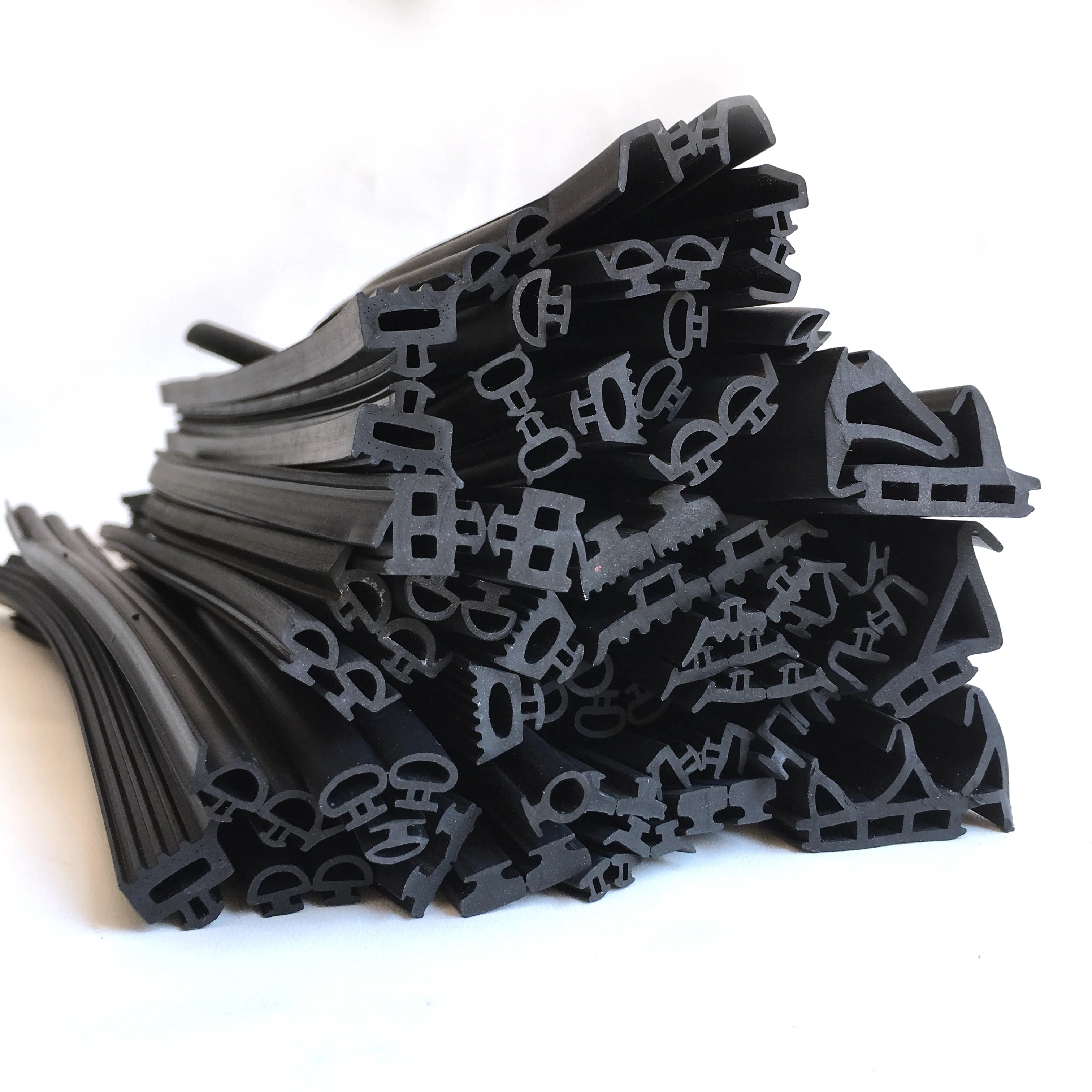 Customized Extruded EPDM Rubber Waterproof Strip Curtain Wall Aluminum ...