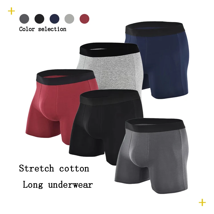 Yiqun Men's Boxer Briefs - High-Quality Elastic Underwear