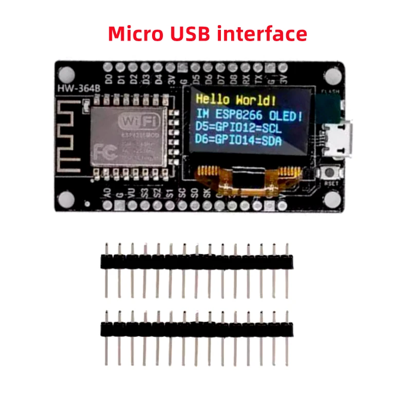 Esp8266 Development Board Serial Ch340g With 0.96nodemcu Type-c ...