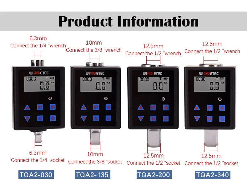 High Precision Digital Torque Angle Adapter by WISRETEC