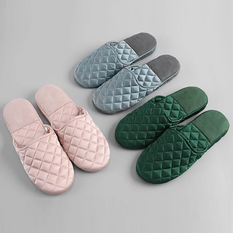 Custom 100% Mulberry Silk Slippers Sleeping Home And Travel Slipper Spa ...