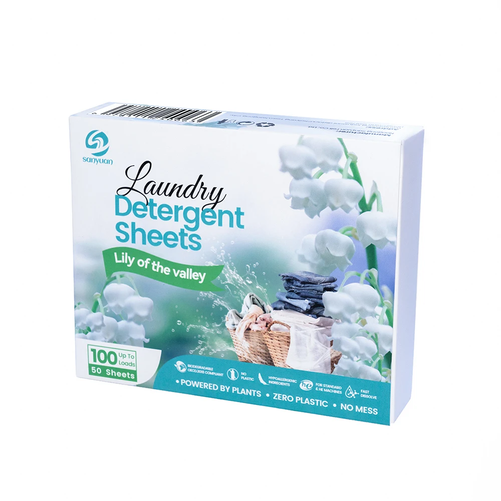 Eco-friendly Laundry Detergent Sheets - 100 Loads