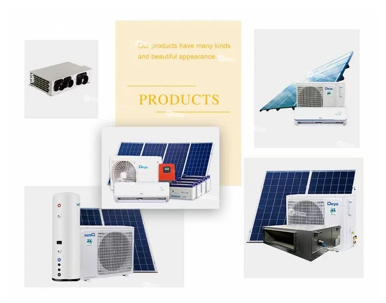 Deye 18000Btu Solar Air Conditioner Dc48V 12000 Btu Ductless Spilt ...