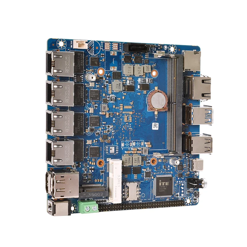 Nano Itx Pfsense Router Motherboard 4lan I225v Network Poe With Cpu ...