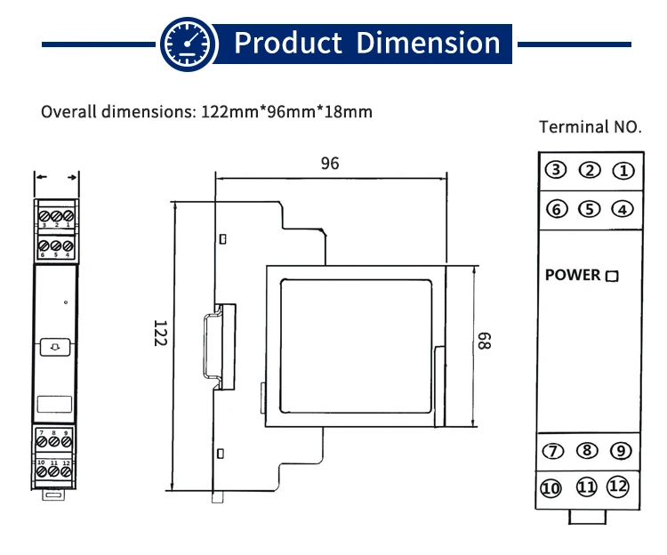 0-10v galvanic signal isolator plc industry multifunctional 4-20ma ...