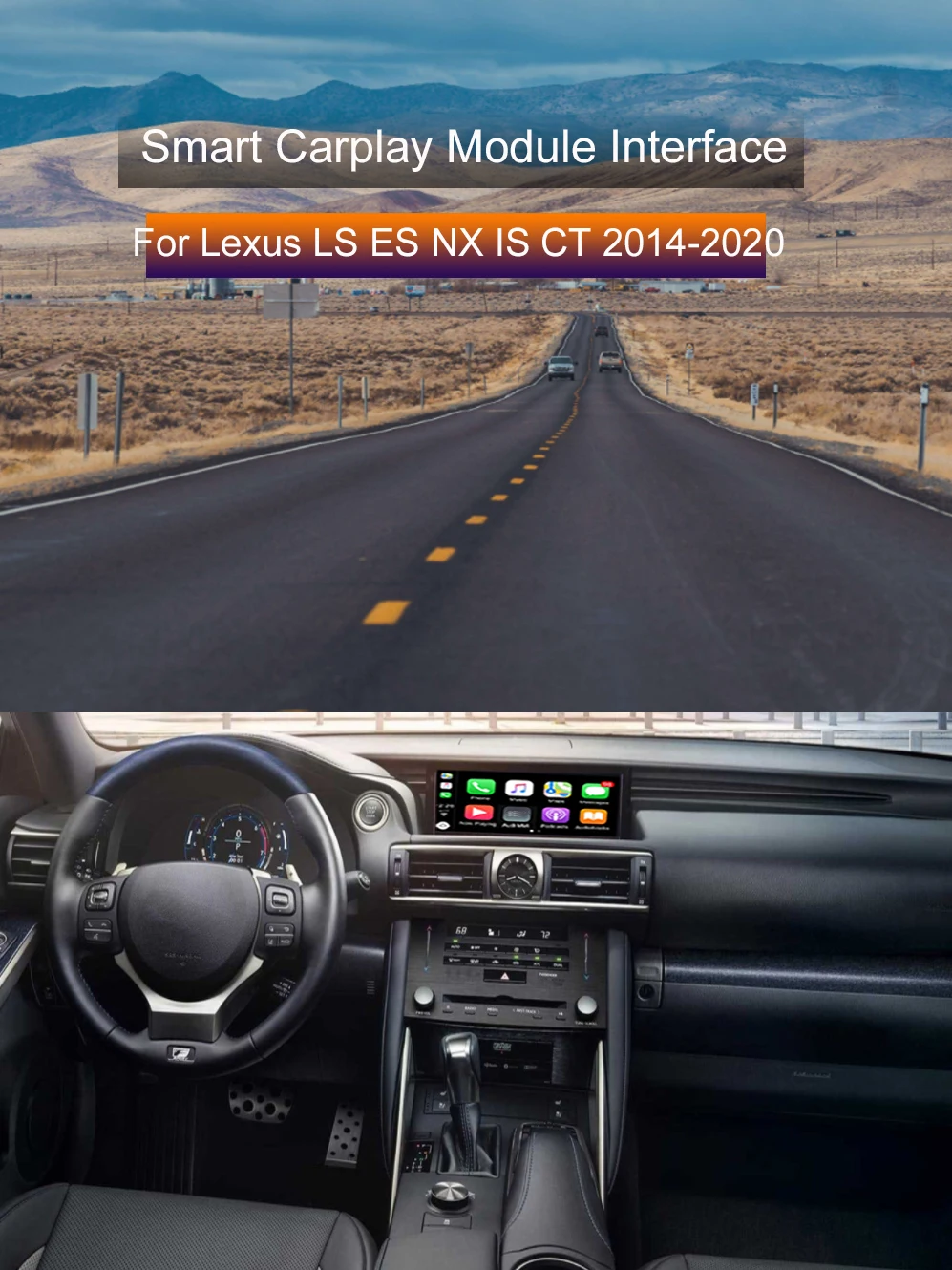 Lexus LX570 Wireless CarPlay & Android Auto Interface Module